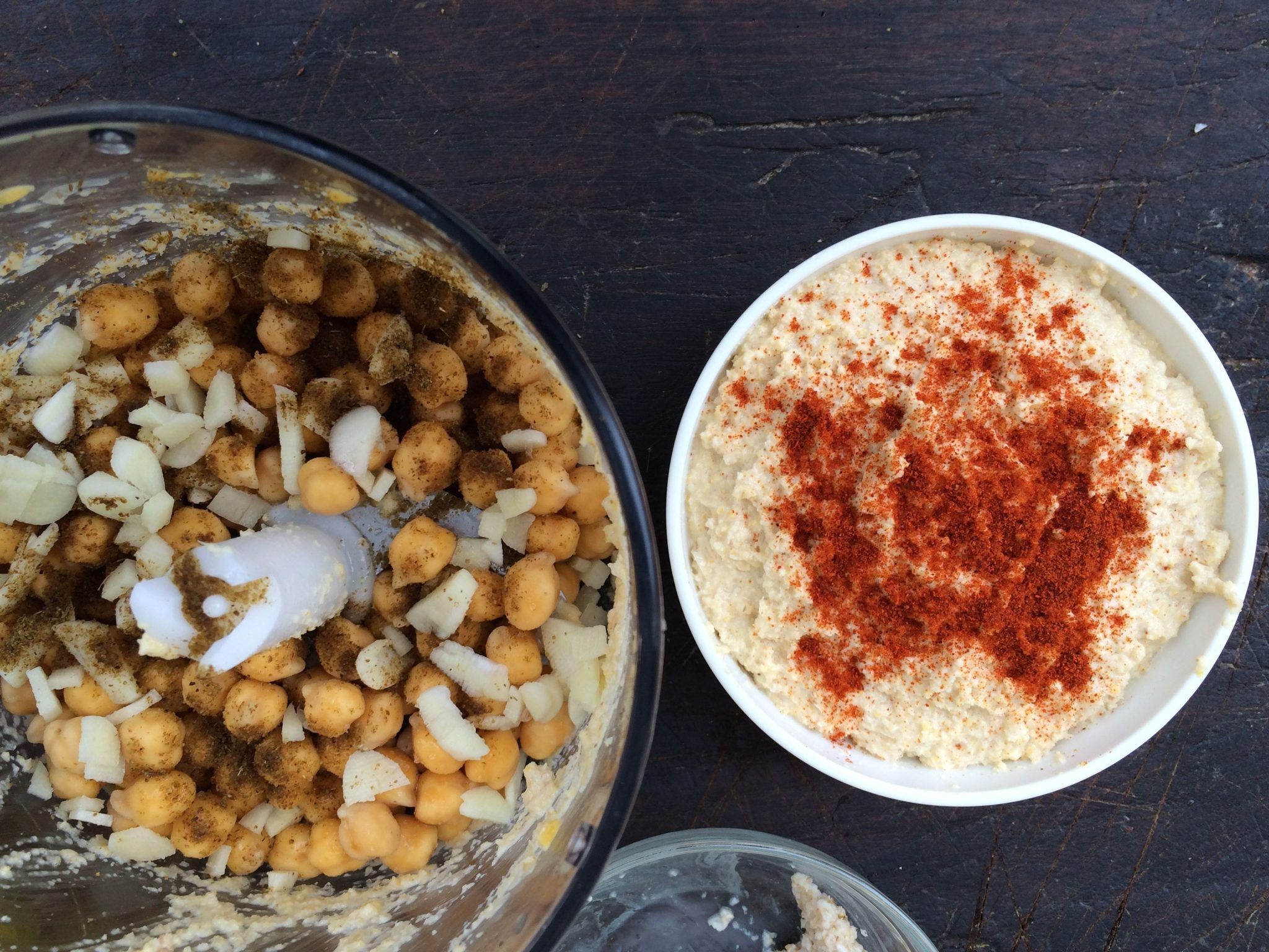 Chickpea hummus with oat pulp - Vegan Milker